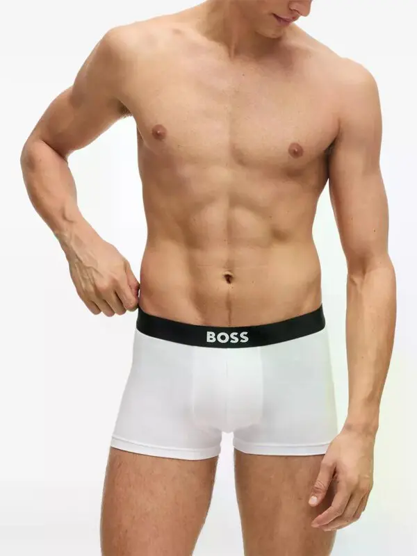 BOSS Logo-waistband Boxers - Black