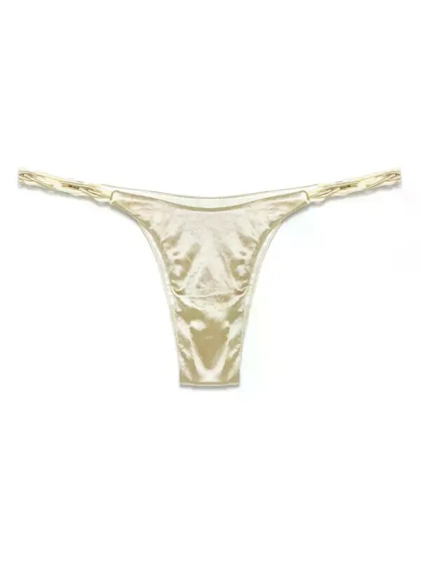 ISA BOULDER Dash Bikini Bottom - Gold