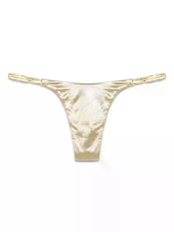 ISA BOULDER Dash Bikini Bottom - Gold