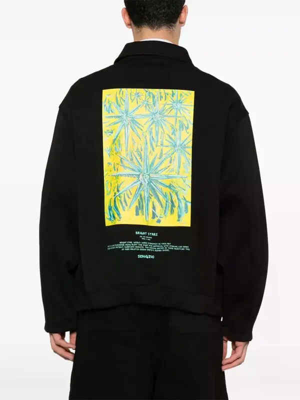 SONGZIO Bright-star-painted Sweatshirt