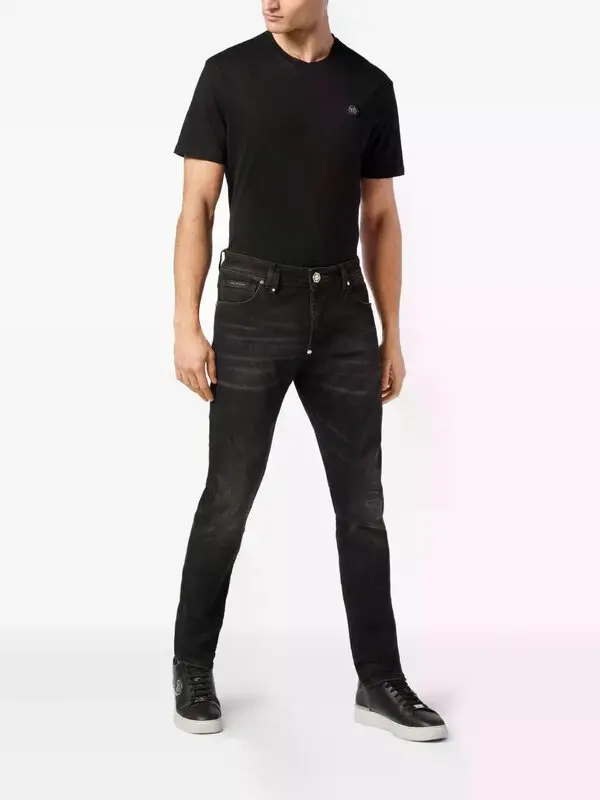 Philipp Plein Whiskering-effect Jeans