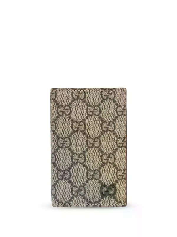 Gucci Gg Supreme Long Card Holder - Neutrals