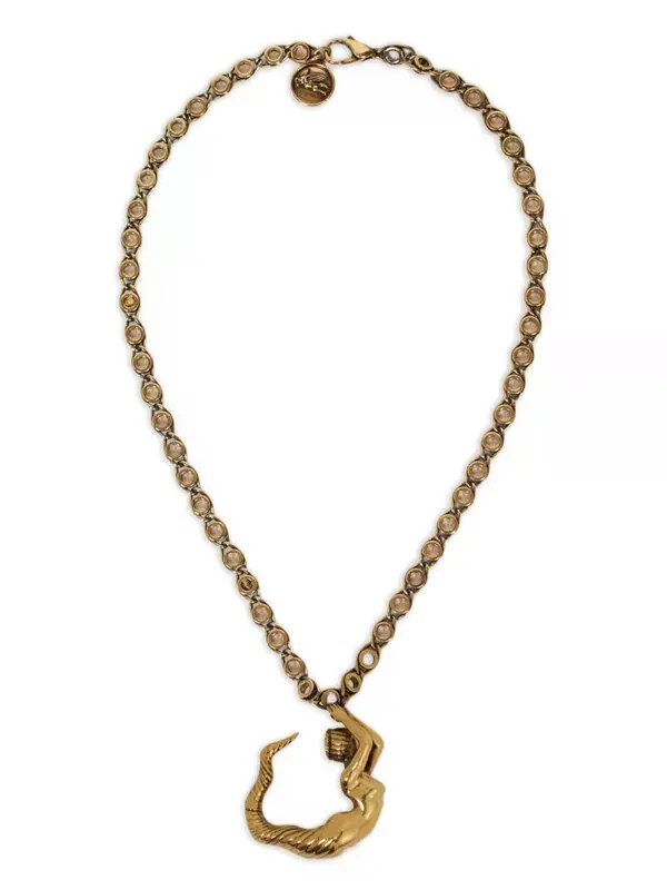 Etro Mermaid Pendant Necklace - Gold