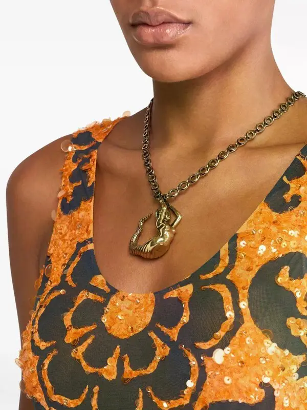 Etro Mermaid Pendant Necklace