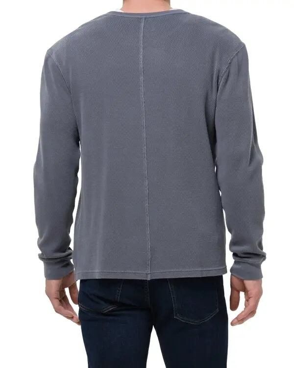 Citizens Of Humanity Waffle Long Sleeve Tee - Slate