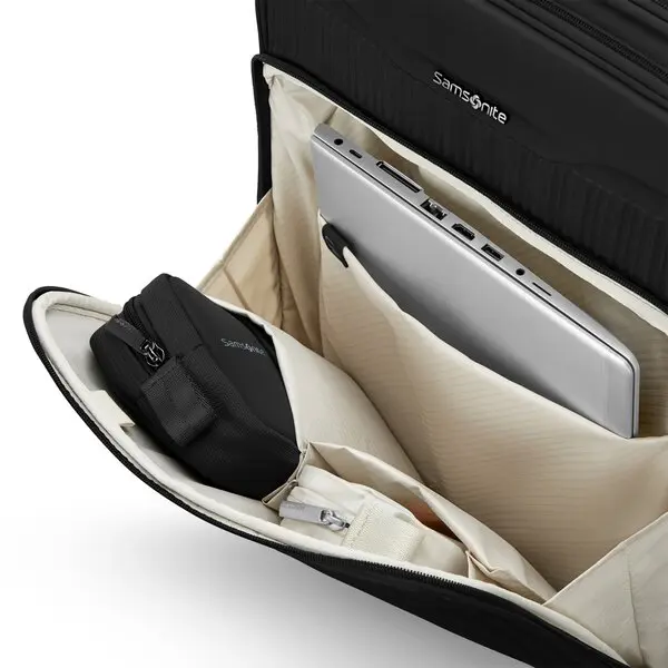 SAMSONITE Silhouette 18 Softside Global Carry On Spinner Suitcase