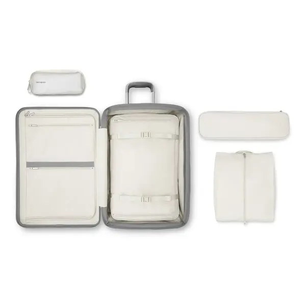 SAMSONITE Silhouette 18 Hardside Carry-on Spinner Suitcase - Metallic Silver