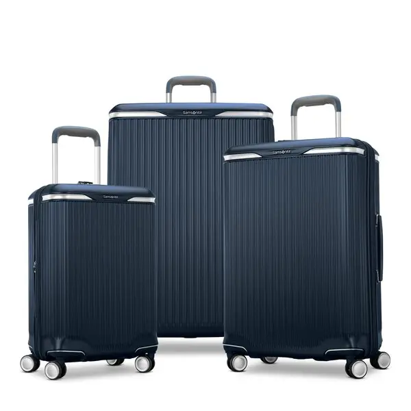 SAMSONITE Silhouette 18 Hardside Medium Spinner Suitcase - Deep Navy