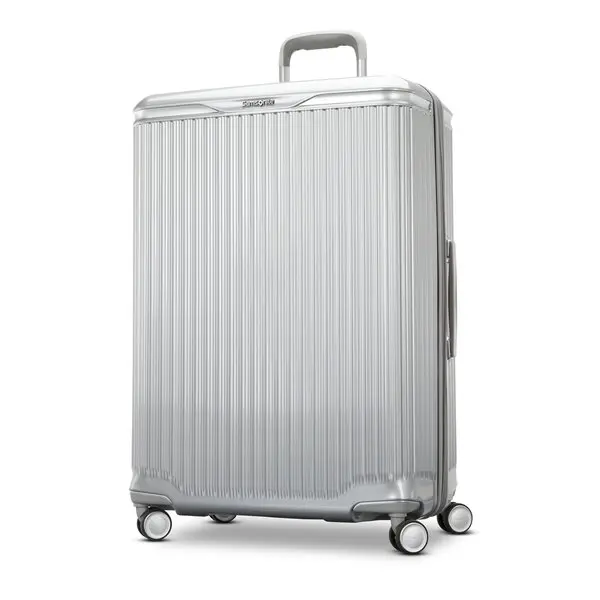 SAMSONITE Silhouette 18 Hardside Large Spinner Suitcase - Metallic Silver