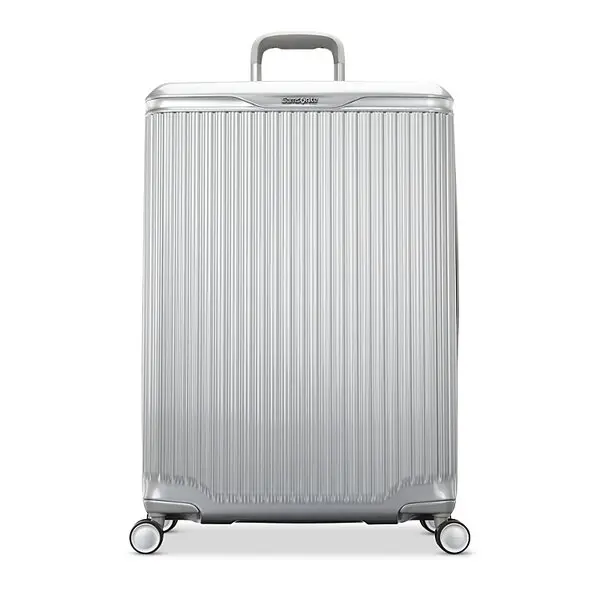 SAMSONITE Silhouette 18 Hardside Large Spinner Suitcase - Metallic Silver
