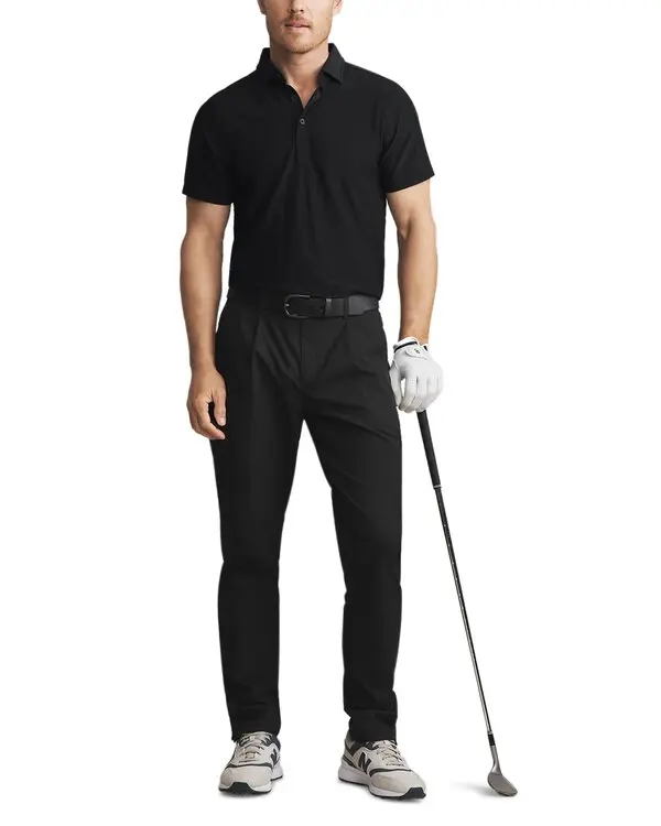 RHONE Regatta Pique Polo - Black