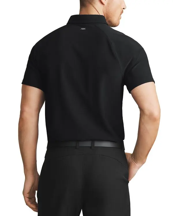 RHONE Regatta Pique Polo - Black