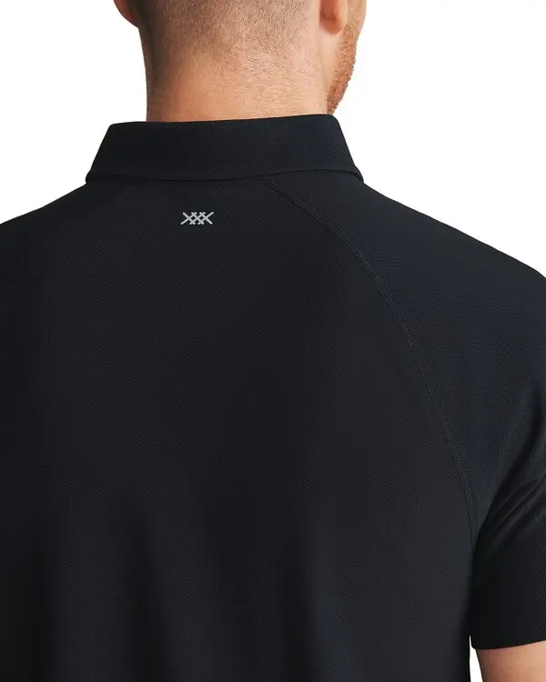 RHONE Regatta Pique Polo - Black