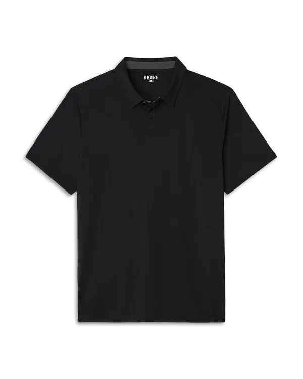 RHONE Regatta Pique Polo - Black