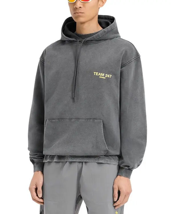 247 BY REPRESENT Name' Represent Team Oversized Pullover Hoodie - Pewter