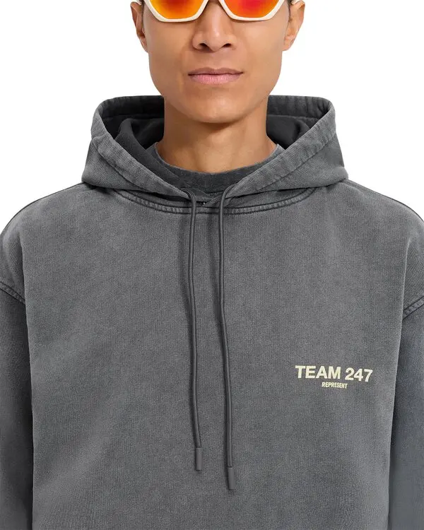 247 BY REPRESENT Name' Represent Team Oversized Pullover Hoodie - Pewter