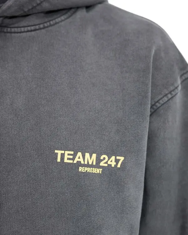 247 BY REPRESENT Name' Represent Team Oversized Pullover Hoodie - Pewter