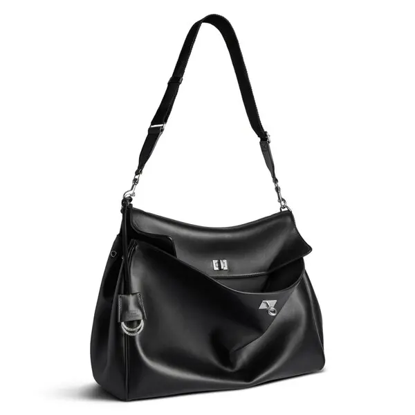 Balenciaga Rodeo Leather North-South Tote Bag - Black | Editorialist