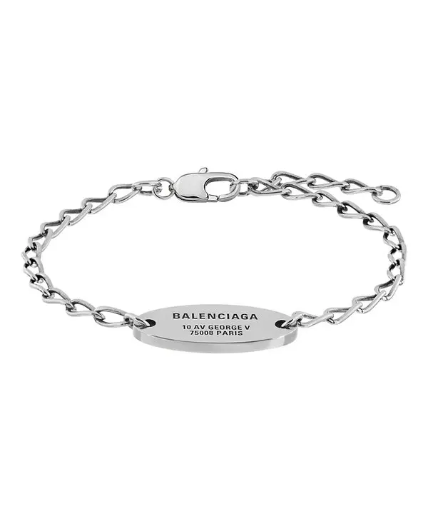 Balenciaga Everyday Bracelet - Antique Silver