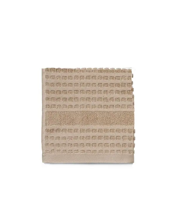 JUNA Check Towels Washcloth - Sand