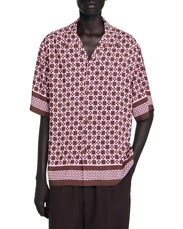 Sandro Loose-fit Shirt - Baby Pink
