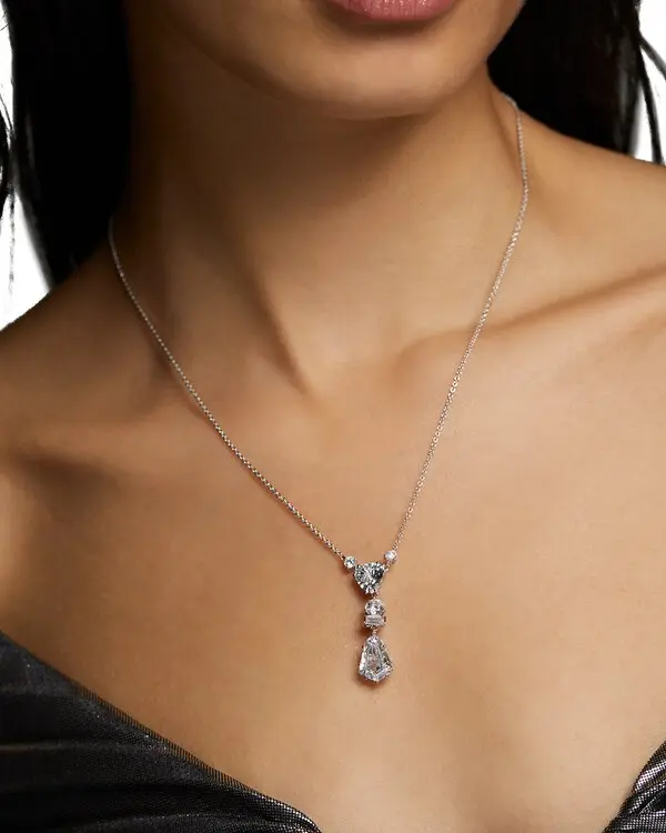 Nadri Luxor Kite Zirconia Drop Necklace