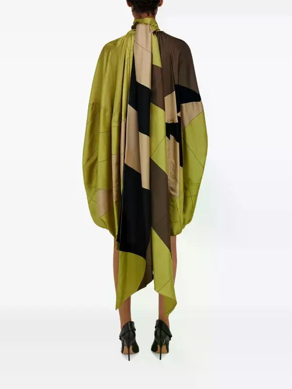 FERRAGAMO Printed Silk Dress