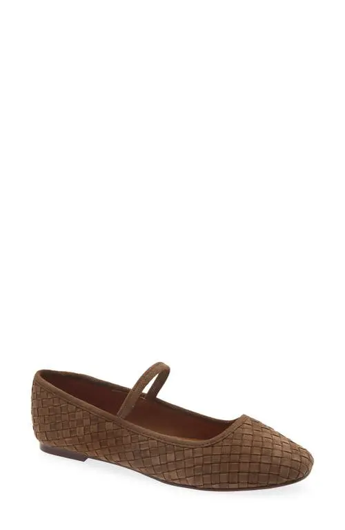 Madewell The Greta Woven Mary Jane Flat