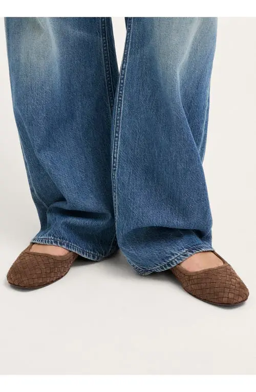 Madewell The Greta Woven Mary Jane Flat
