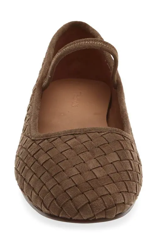 Madewell The Greta Woven Mary Jane Flat