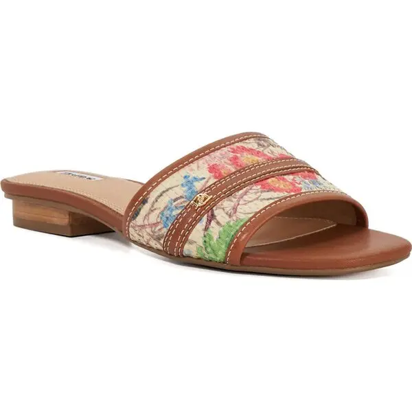 Dune London Leti Floral Slide Sandal