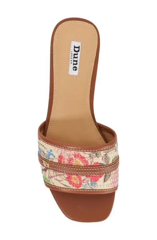 Dune London Leti Floral Slide Sandal