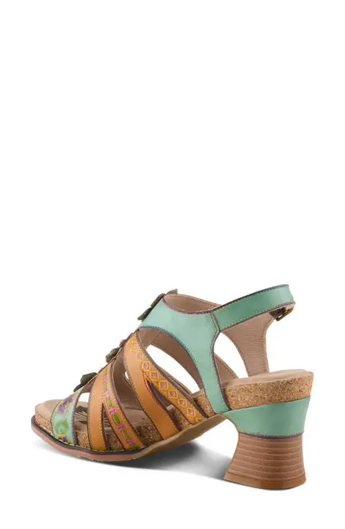 SPRING STEP SHOES Galfriday Sandal - Mint Green Multi