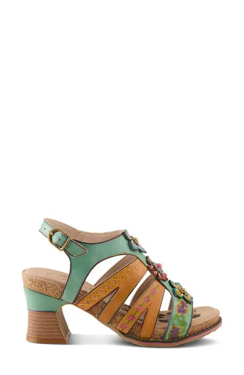 SPRING STEP SHOES Galfriday Sandal - Mint Green Multi