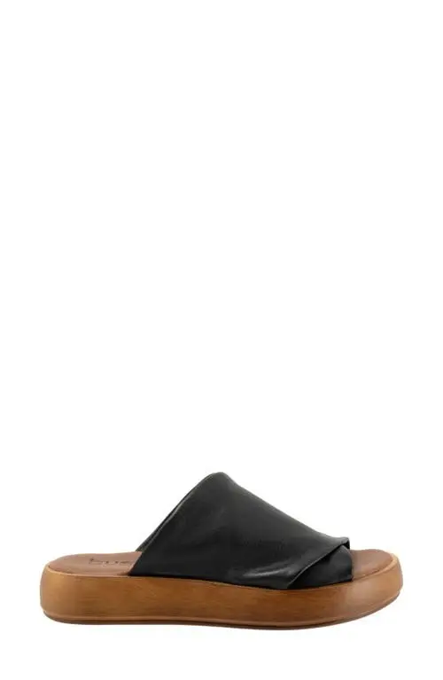 BUENO Jaxon Leather Slide Sandal