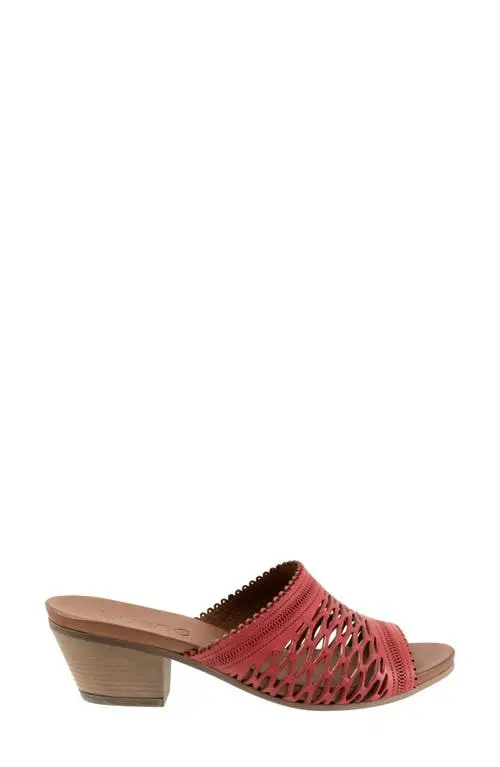 BUENO Lillian Block Heel Sandal - Red
