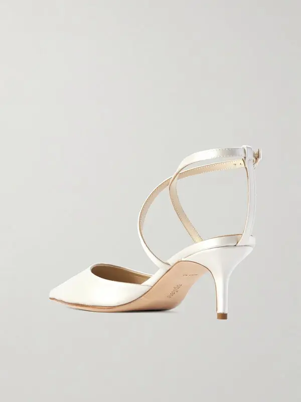 AeydĒ Salome Satin Pumps