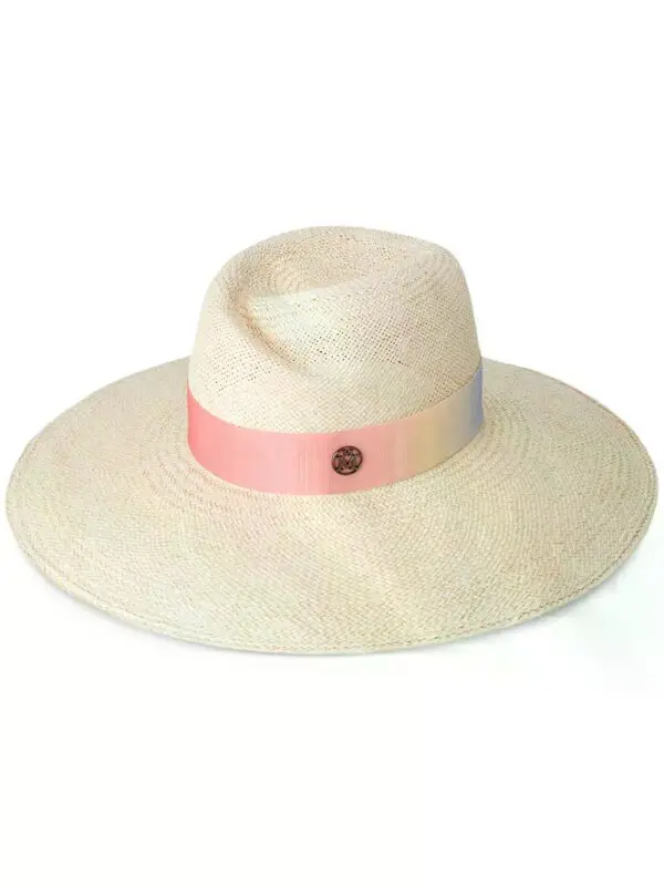 MAISON MICHEL Virginie Hat - Neutrals