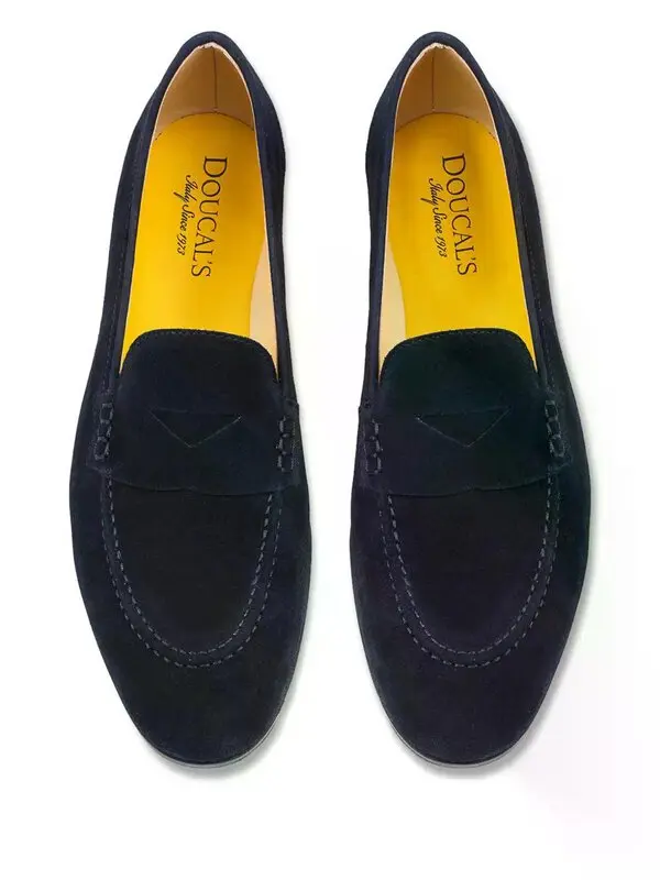 Doucals Blue Suede Moccasin With Rubber Sole - NWT Doucal main image 2