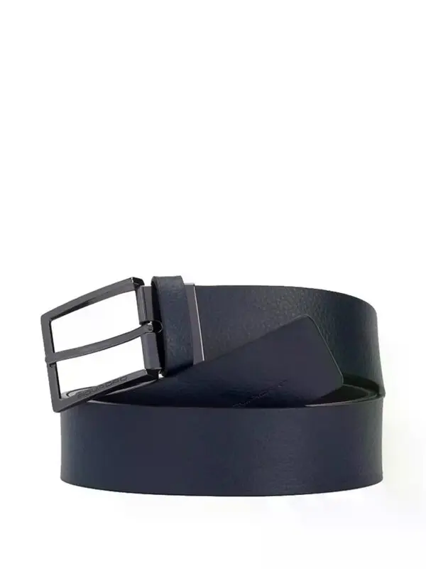 PIQUADRO Leather Belt - Blue