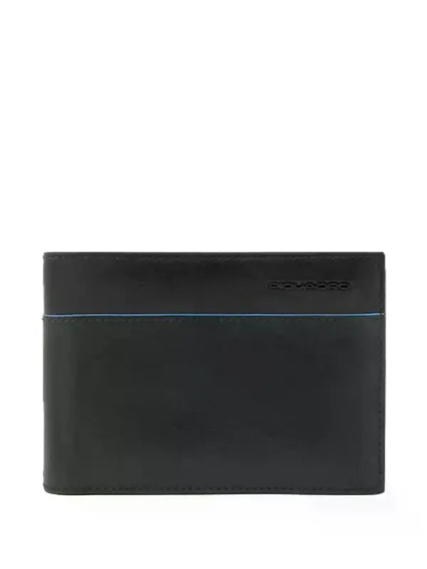 PIQUADRO Logo-lettering Wallet - Black