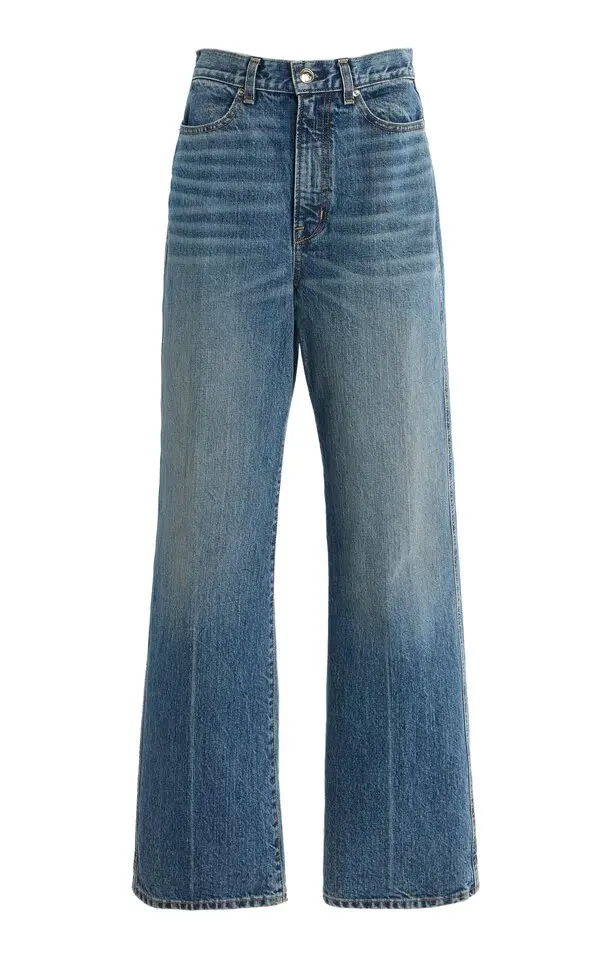 RÙADH The Quinn Rigid High-rise Straight-leg Jeans