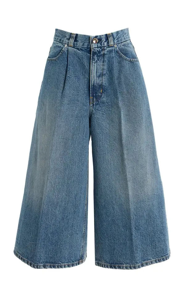 RÙADH Exclusive The Raasey Rigid High-rise Gaucho Jeans