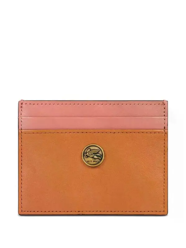 Etro Two-tone Cardholder - Orange