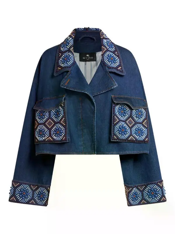 Etro Embroidered Cropped Jacket