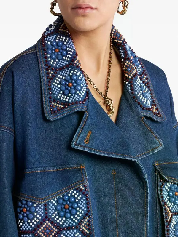 Etro Embroidered Cropped Jacket