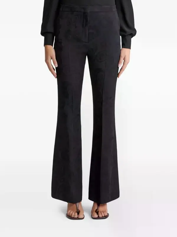 Etro Jacquard Flared Trousers