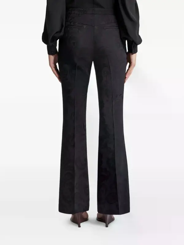 Etro Jacquard Flared Trousers
