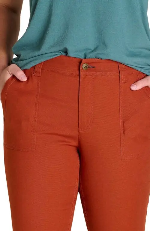 TOAD & CO Earthworks Ankle Pant - Cinnamon
