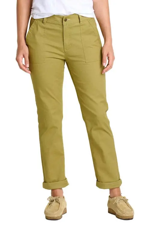 TOAD & CO Earthworks Slim Pant - Green Moss